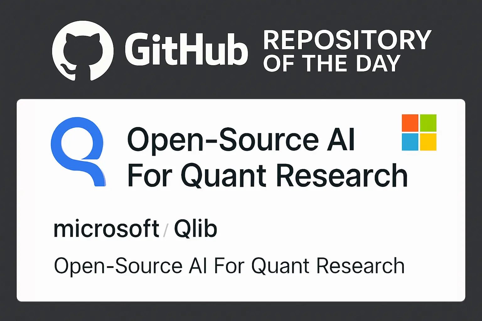 Qlib, Open-Source AI For Quant Research | Joshua Berkowitz
